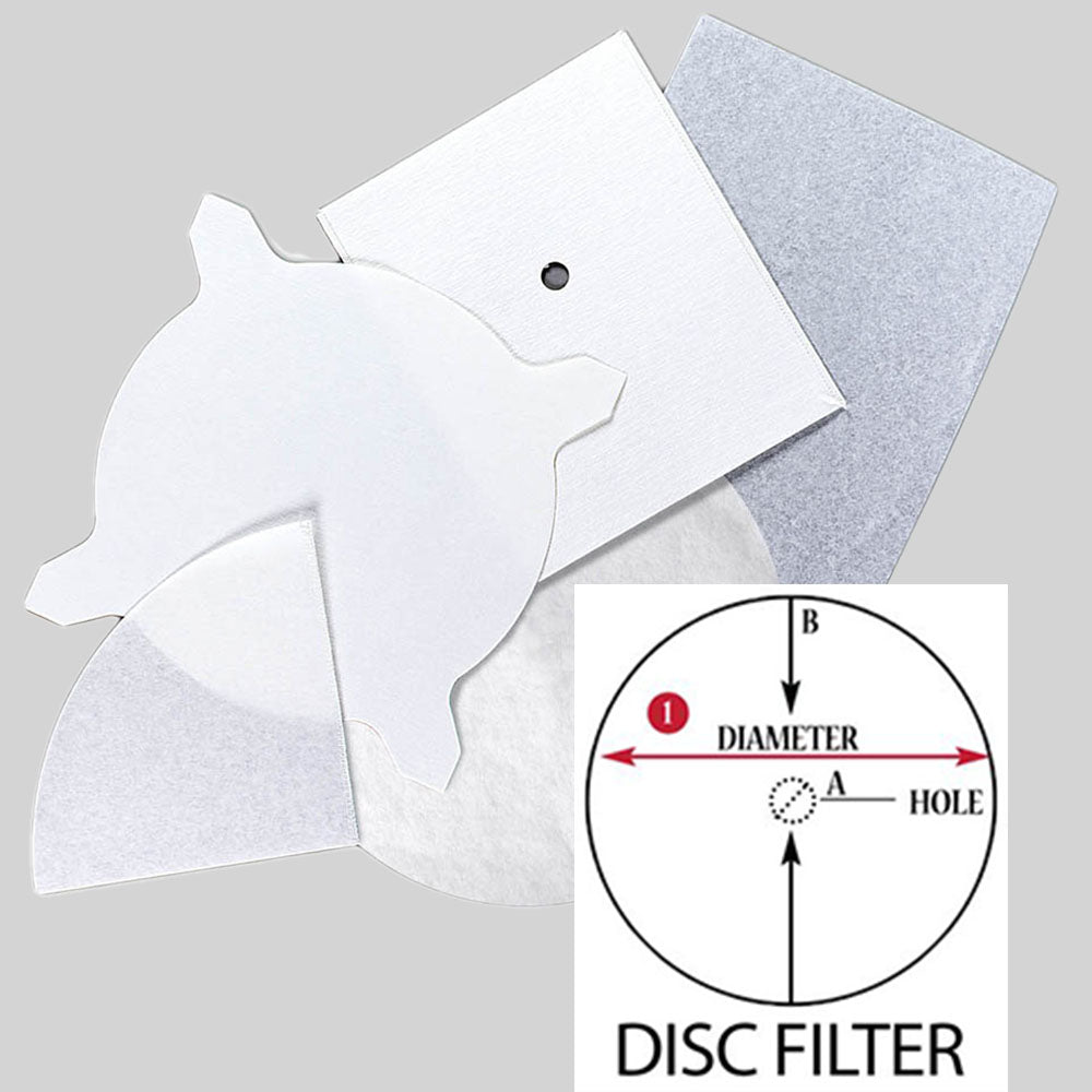 DISCO D2150D4 - Fryer Oil Filter Paper - 21-1/2" Diam. - Disc Type — ZESCO